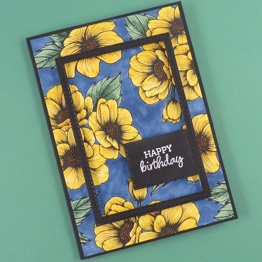 Adult Colouring Cards Video Tutorial with True Love DSP