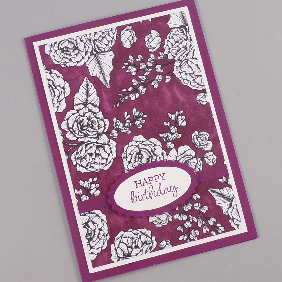 Adult Colouring Cards Video Tutorial with True Love DSP