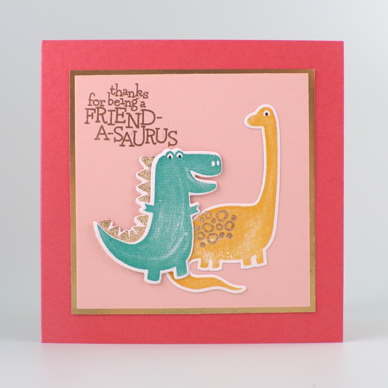 Dino Days - How to create 5 cute Dinosaur Cards