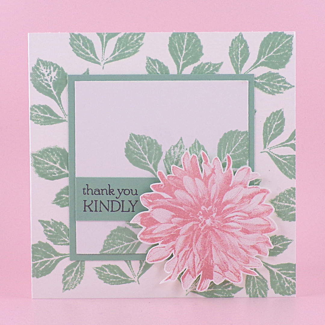 Delicate Dahlias Stamp Set and How to use it to create 5 Cards