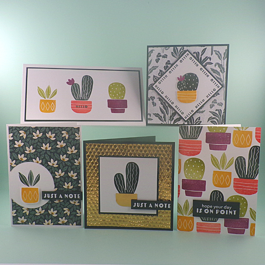 5 Ways to Create Greetings Cards with Cactus Cuties