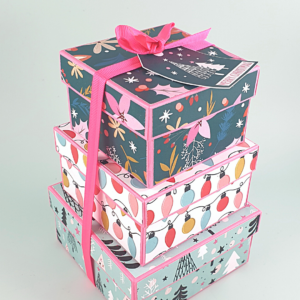 How to Create a Christmas Gift Box Stack with Lisa Horton