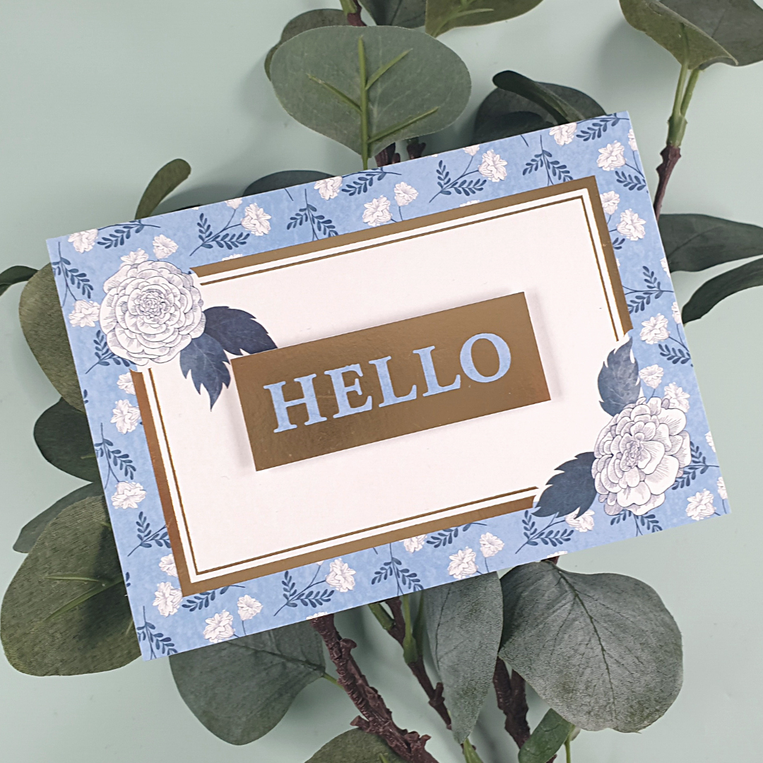 Using Topper or Panel Sheets from Paper Packs to create Cards