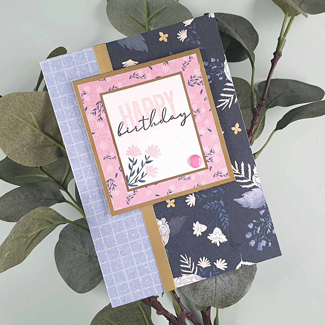 Using Topper or Panel Sheets from Paper Packs to create Cards