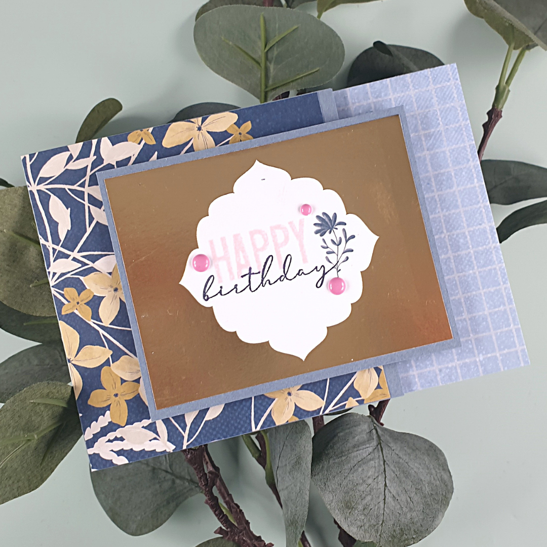Using Topper or Panel Sheets from Paper Packs to create Cards
