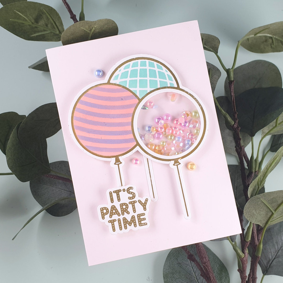 Stunning Ideas for Balloon Shaker Cards with Spellbinders