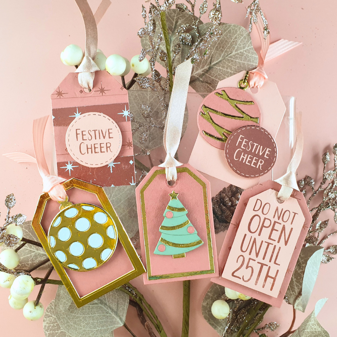 Christmas Tag Showcase using Spellbinders Products