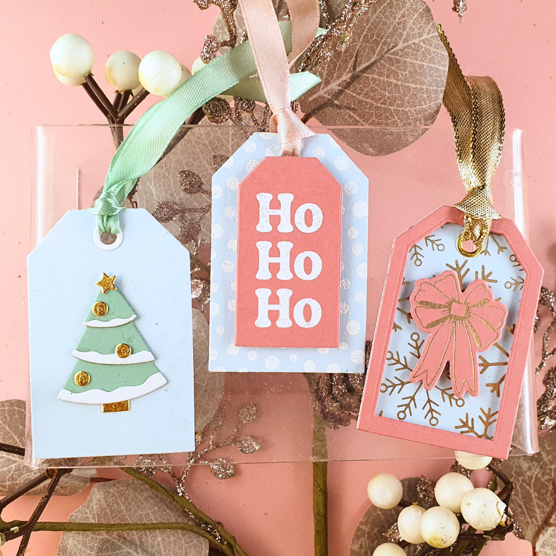 Christmas Tag Showcase using Spellbinders Products
