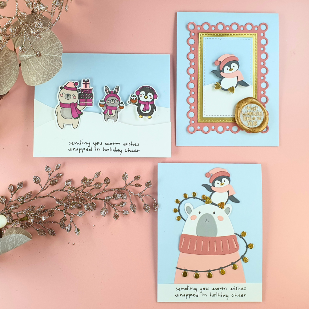 Cute Christmas Cards So Adorable You'll Melt! with Spellbinders Clubs