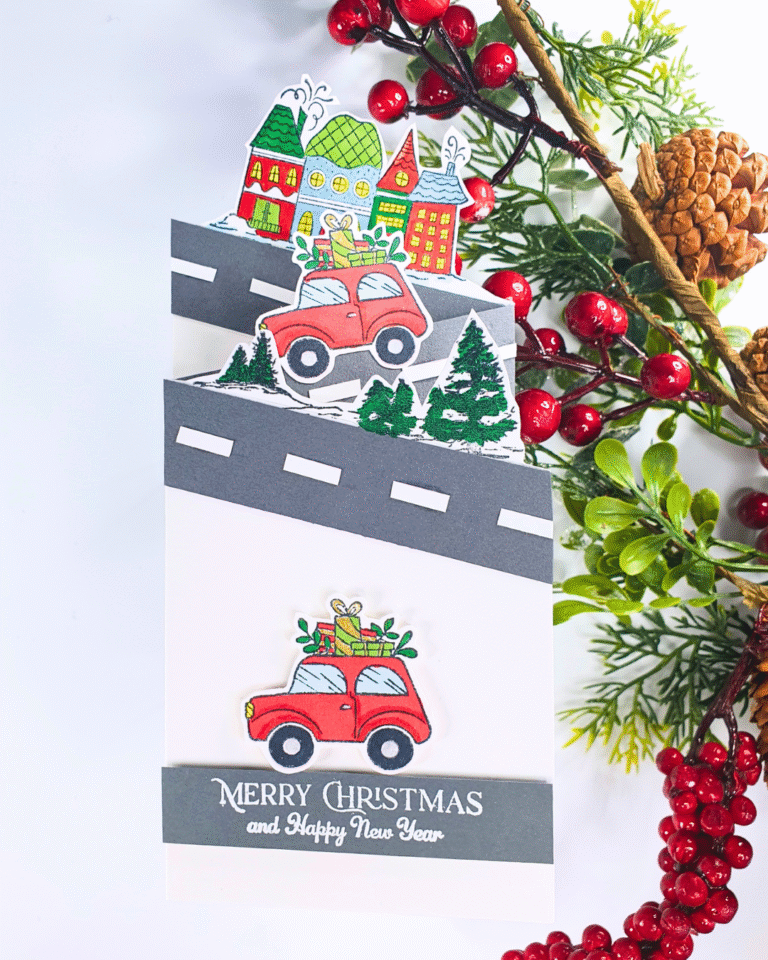 5 Ways to Create Beautiful Shaped Christmas Cards with STAMPS